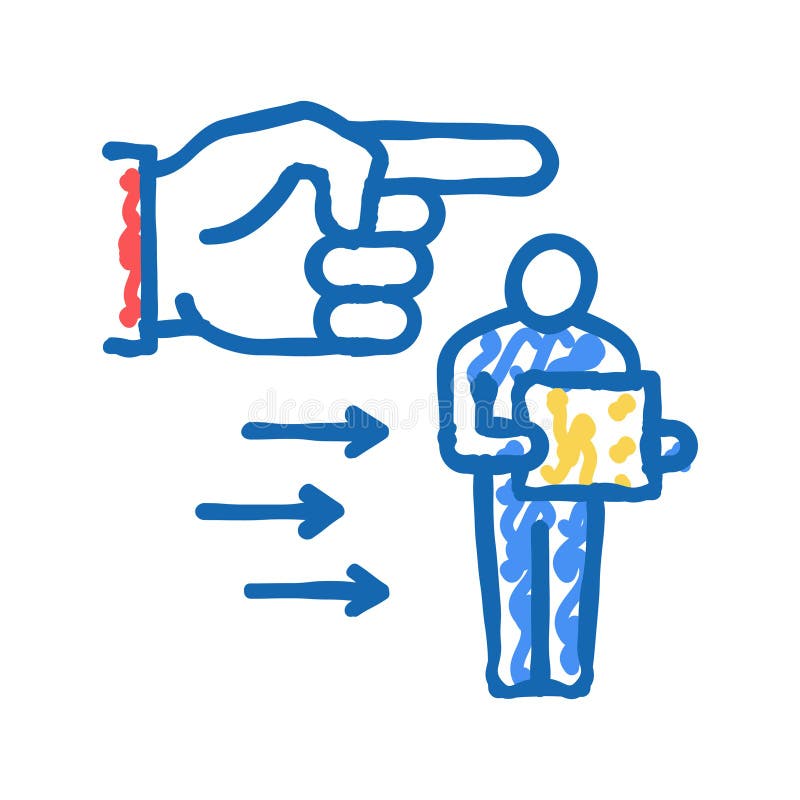 Fired Worker Color Icon Vector Color Illustration Stock Illustration ...