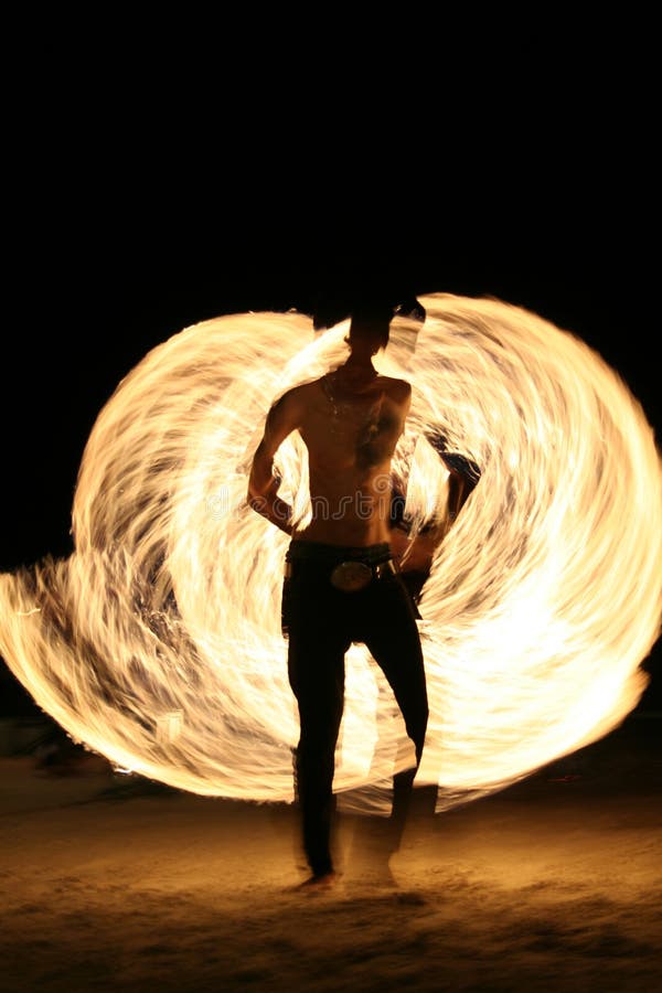 Firedancer stock photo. Image of kophangan, full, thailand - 4541544