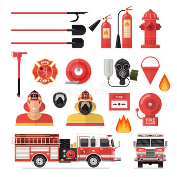Firefighting Vector Stock Illustrations – 9,731 Firefighting Vector ...