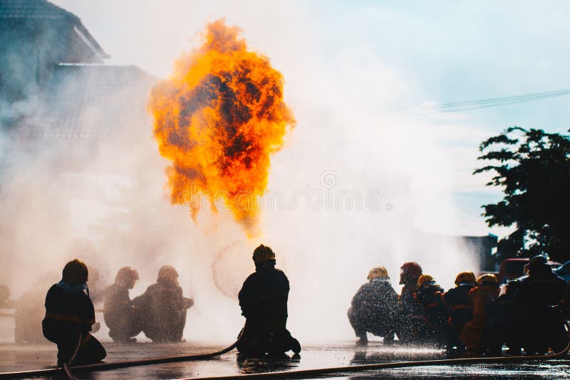 Firefighter Training editorial image. Image of alarm - 103574010