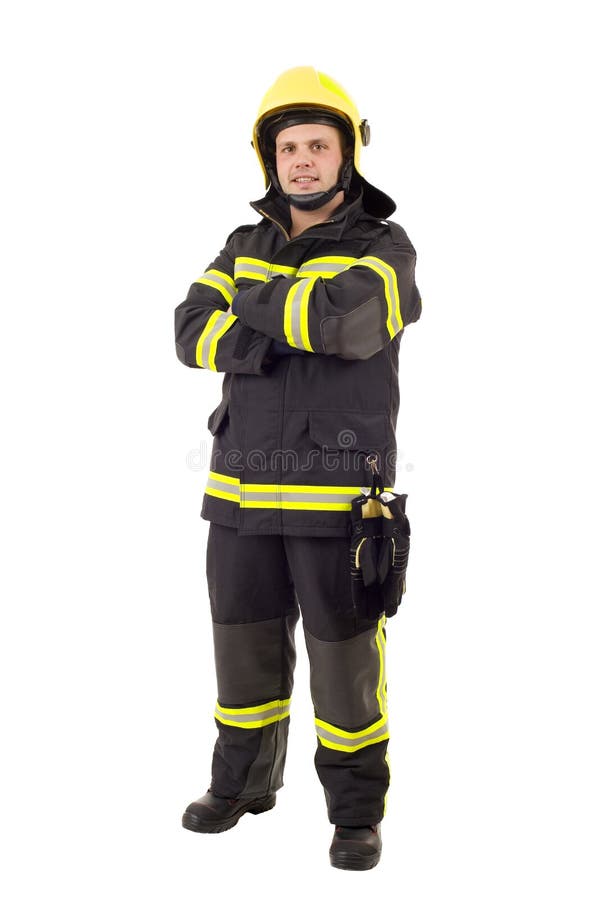 Firefighter stock image. Image of professional, caucasian - 72244789