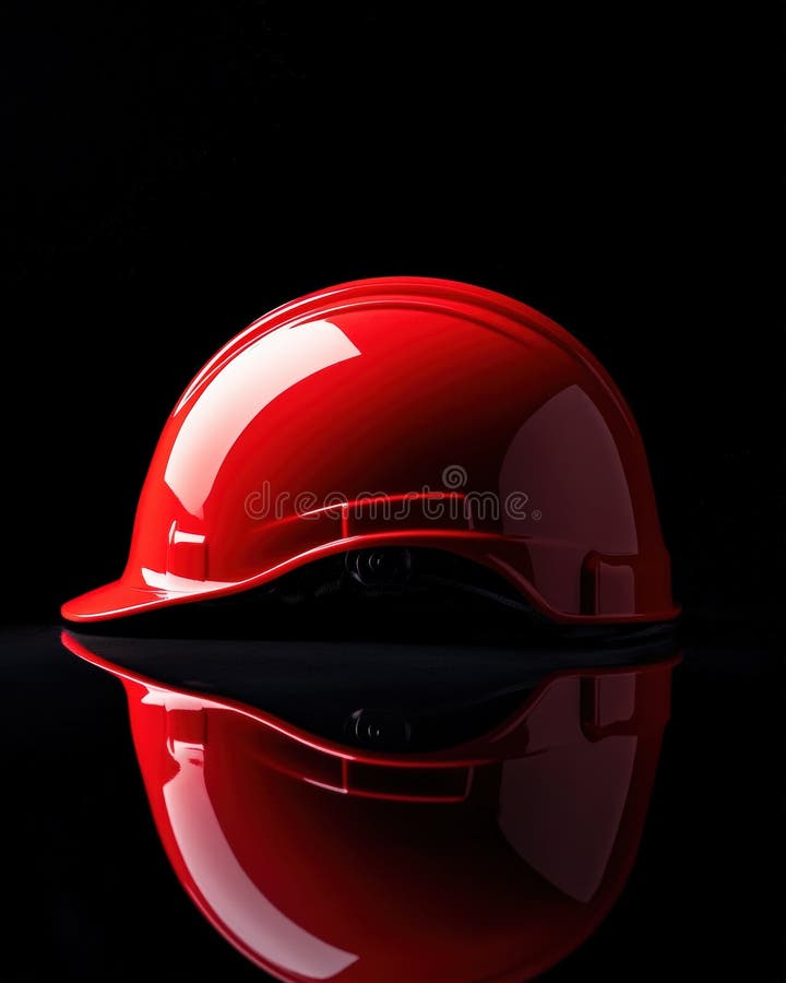 Firefighter Helmet with Dramatic Lighting on Black Background for ...