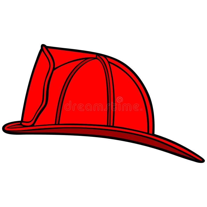 Fire Helmet Clip Art Front View Firefighter Helmet Stock Illustrations