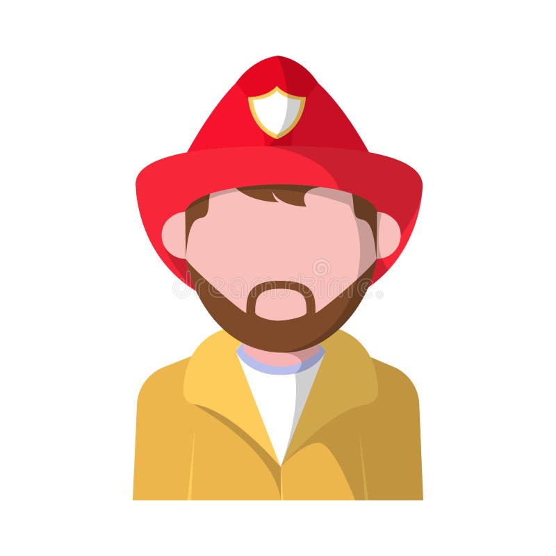 Firefighter man profession stock vector. Illustration of rescue - 249249466