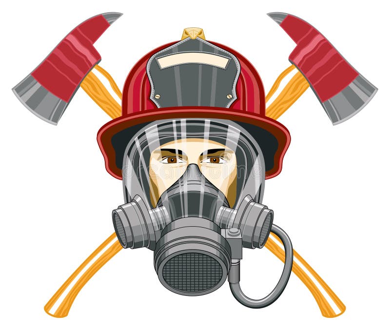 Firefighter Tools Logo stock vector. Illustration of tool - 18082963