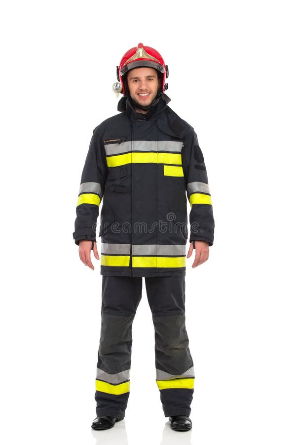 Female Firefighter stock photo. Image of person, safety - 12660912