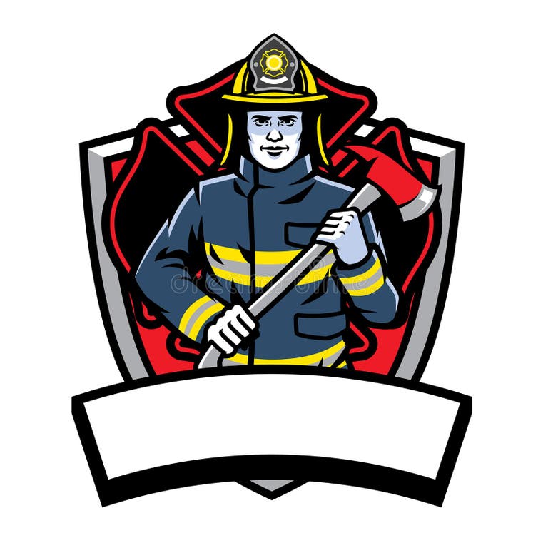 Firefighter Insignia Stock Illustrations – 432 Firefighter Insignia ...
