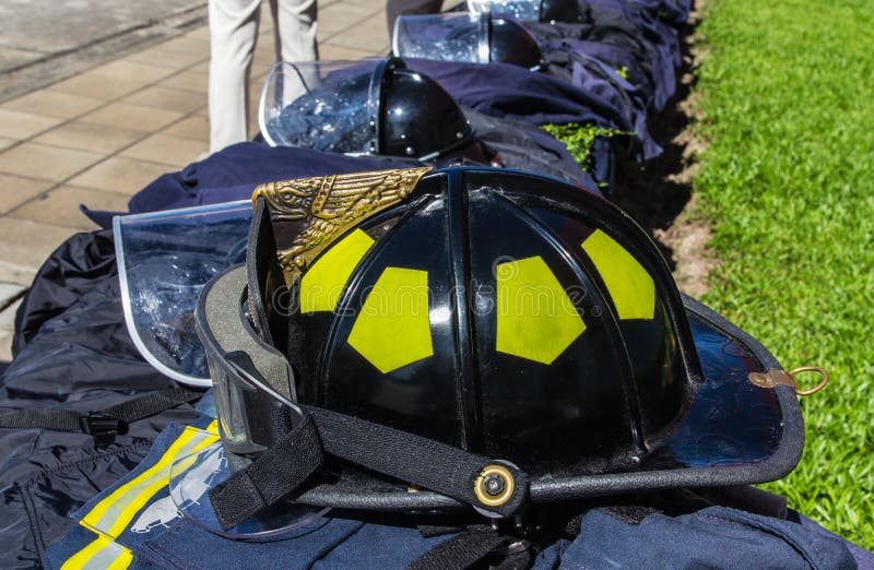 Firefighter protector stock image. Image of jackets, assistance - 59988803