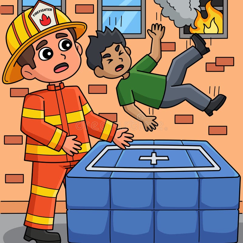 Firefighter Kids Clipart