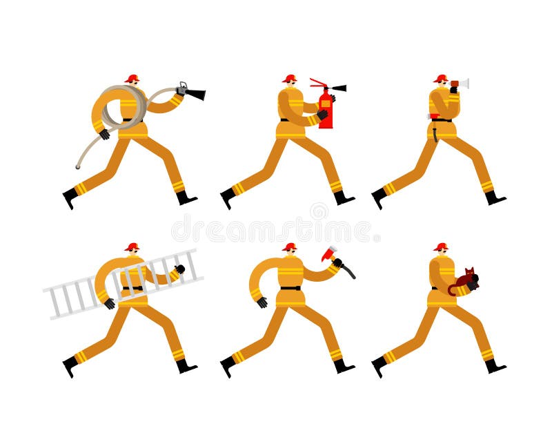 Firefighter Running Stock Illustrations – 293 Firefighter Running Stock ...