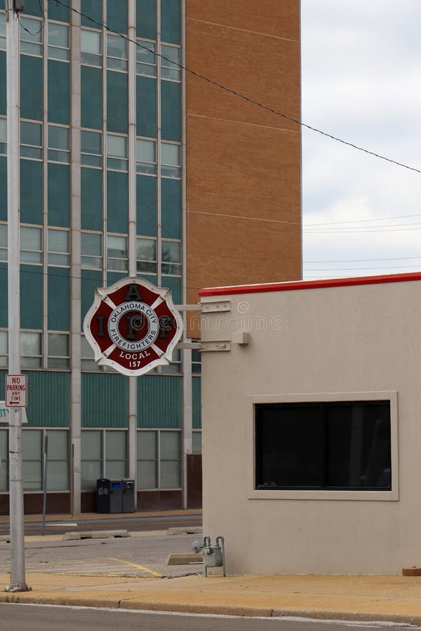 Firefighter Sign stock photo. Image of responder, urban - 181704158