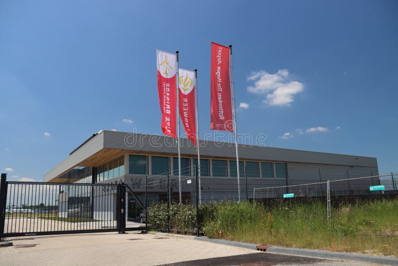 Front of Truck of the Fire Brigade in the Netherlands Called Brandweer ...