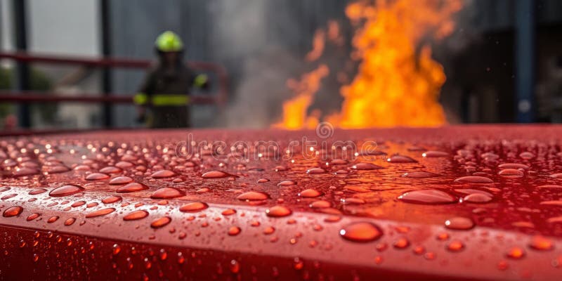 Firefighter Training Exercise Demonstrates Effective Fire Suppression ...