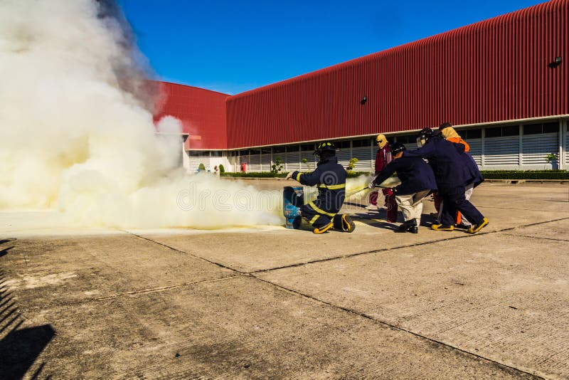 Firefighter during Training Editorial Stock Photo - Image of protection ...