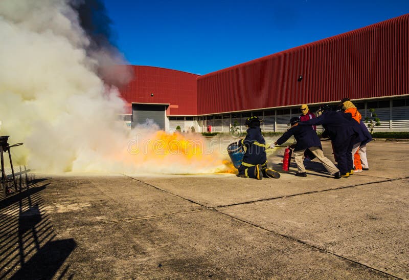 Firefighter during Training Editorial Photography - Image of assistance ...