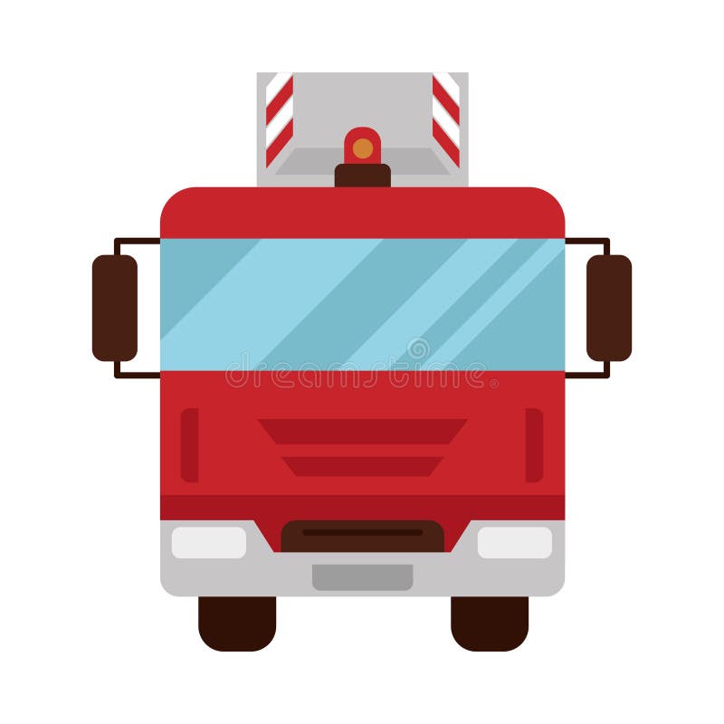 Firefighter truck vehicle stock vector. Illustration of engine - 357611388