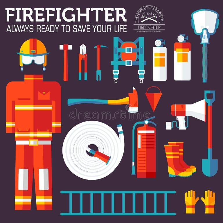 Firefighter Instruments Stock Illustrations – 69 Firefighter ...