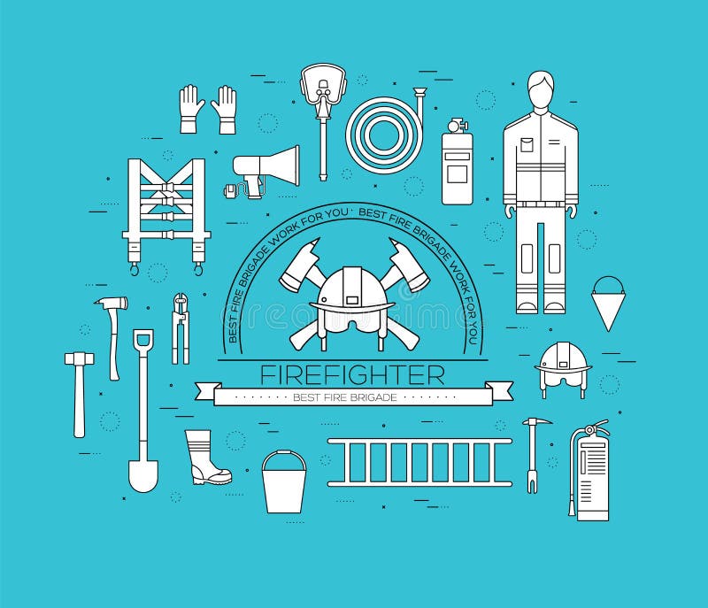 Firefighter Instruments Stock Illustrations – 69 Firefighter ...