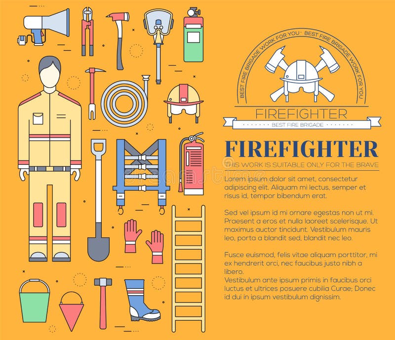 Firefighter Instruments Stock Illustrations – 69 Firefighter ...