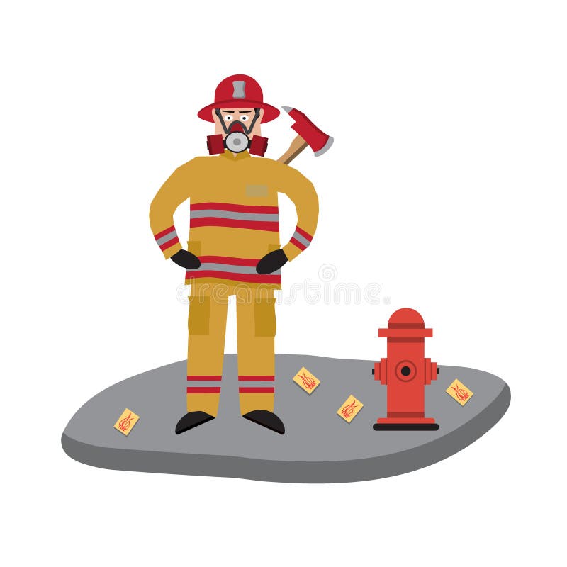 Firefighter Symbols Clip Art Decal