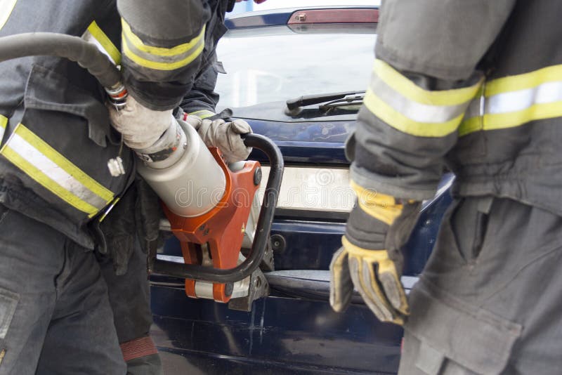 Firefighter working stock image. Image of risk, teamwork - 51274387