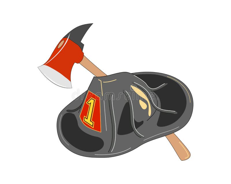 Firefighter Tools Logo stock vector. Illustration of tool - 18082963