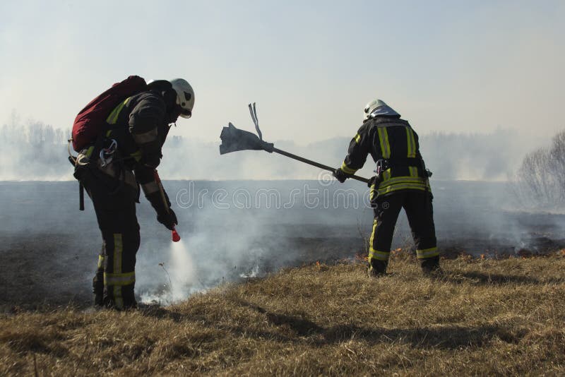 Wildfire after Spring Festival Stock Image - Image of light, good ...