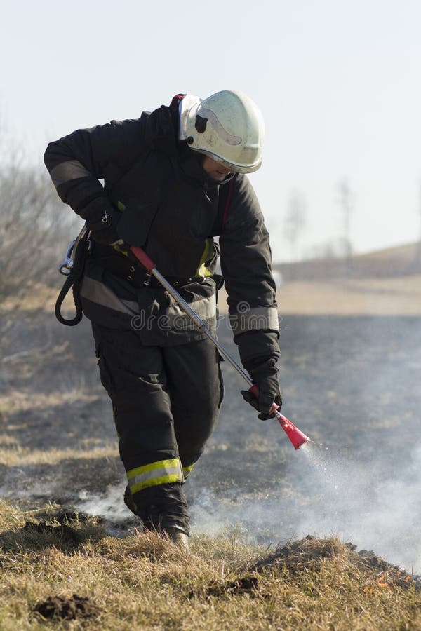 Firefighters Battle a Wildfire Editorial Photo - Image of fire, outdoor ...