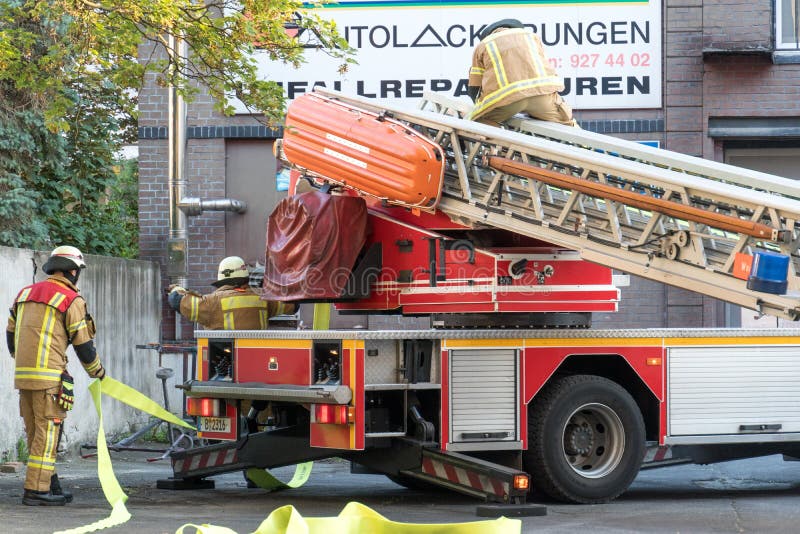 Firefighters, Berlin, Germany Editorial Stock Photo - Image of ...