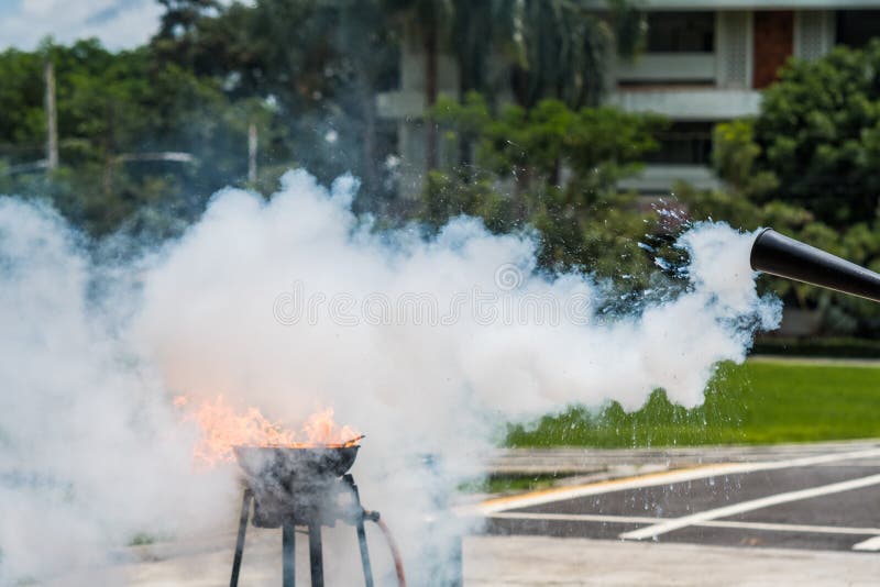 Fire demonstration stock photo. Image of rally, jaunes - 245844742