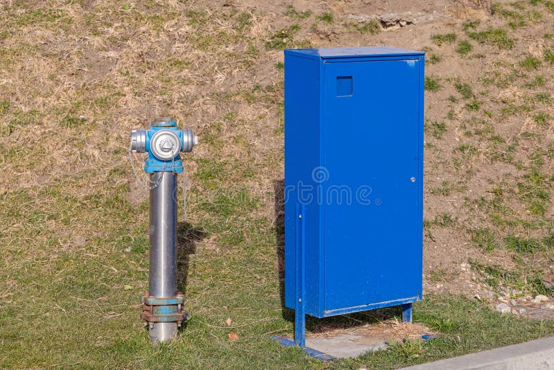 Water Hydrant Equipment Box Stock Photo - Image of balkans, belgrade ...
