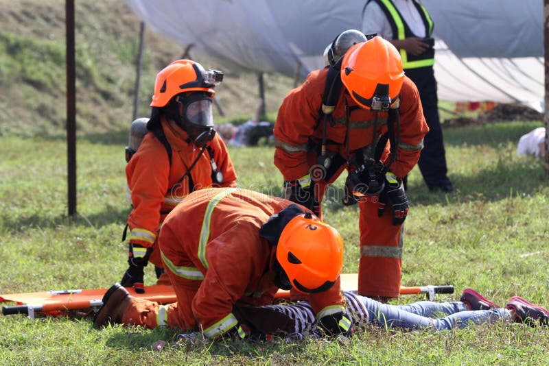 Firefighters editorial stock photo. Image of rescuer - 68948473