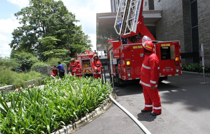 Firefighters editorial photo. Image of solo, preparing - 68248496