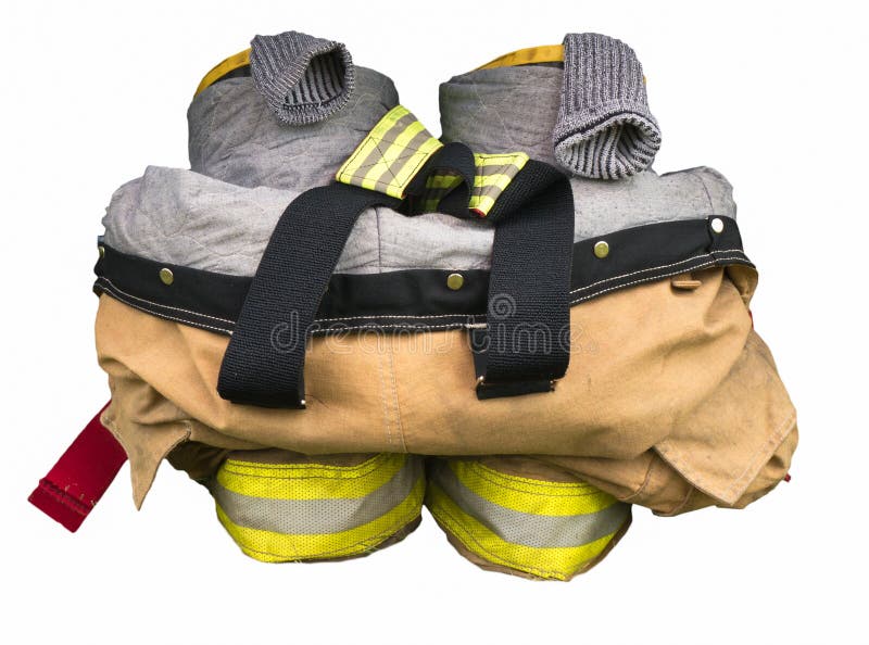 Firemans Pants and Boots stock photo. Image of clothes - 52660824