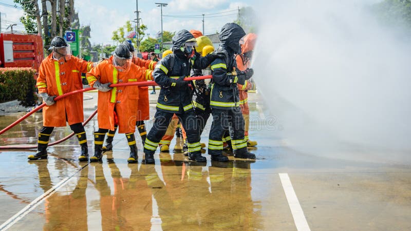 Firefighters editorial photo. Image of courage, assistance - 77608576