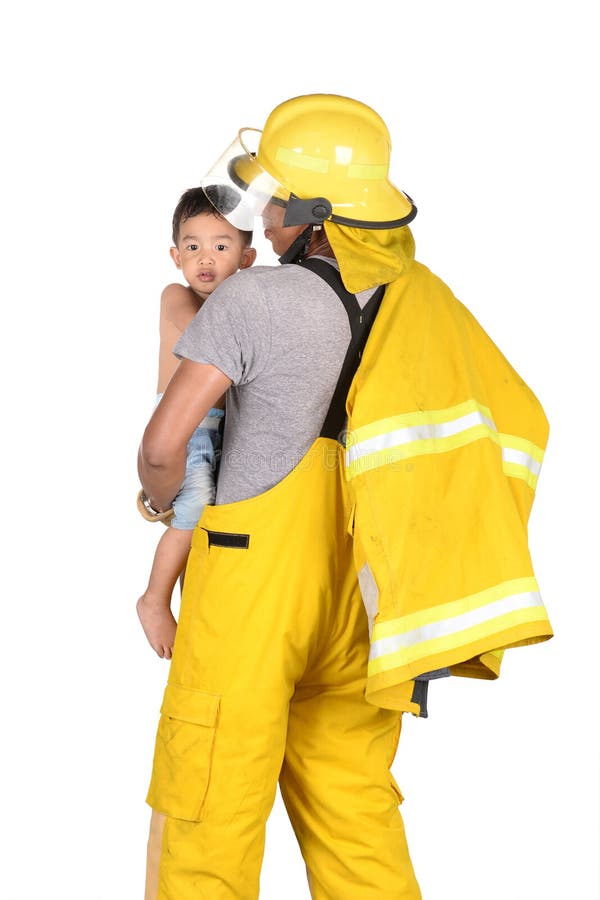 Firefighters stock photo. Image of helmet, fighter, child - 64954220
