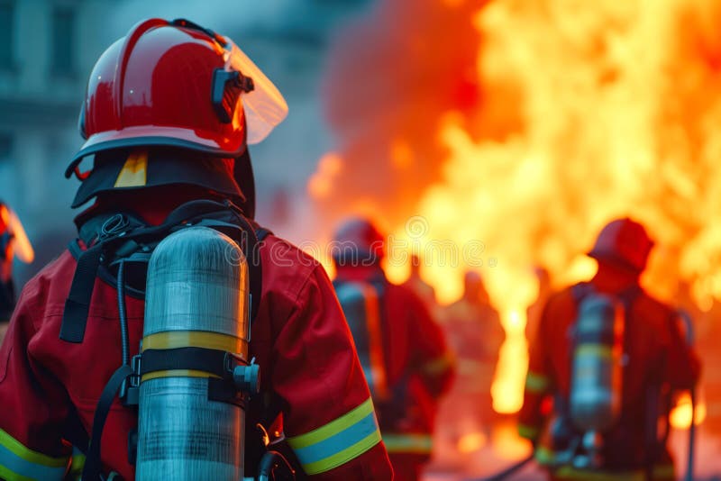 Firefighters Respond To Large Fire Emergency at Commercial Building ...