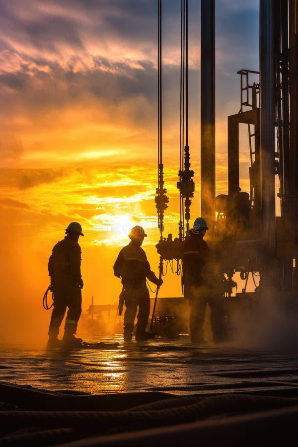 Firefighters Standing Together Stock Image - Image of disaster ...