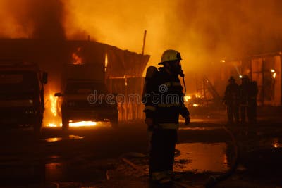 Firefighters Team stock image. Image of arson, heroes - 6062121