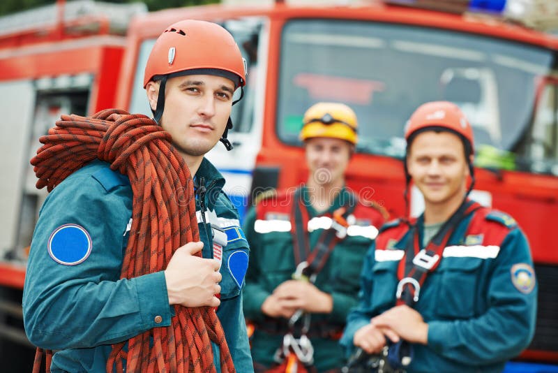 Firefighters team stock photo. Image of occupation, glad - 51641408