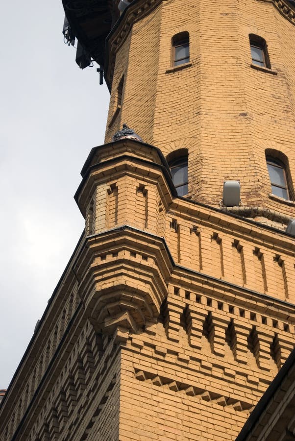 Firefighters Tower in Moscow, Built in 1880-es. Stock Image - Image of ...