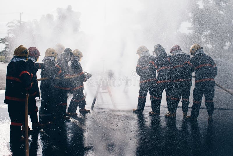 Firefighters Training .fireman Editorial Photo - Image of emergency ...