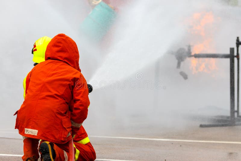 Firefighters Training .fireman Editorial Photography - Image of person ...