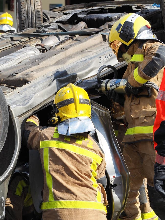 Firefighters working stock photo. Image of rescue, firefighters - 153477296