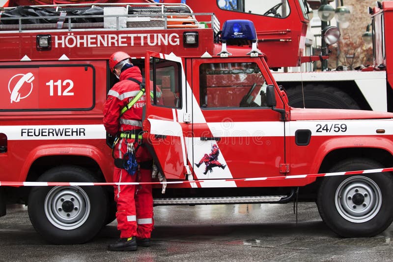 Firefighting editorial photo. Image of rescue, people - 16548016