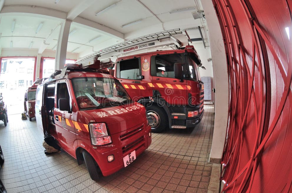 Firefighting apparatus editorial photography. Image of hong - 63373992