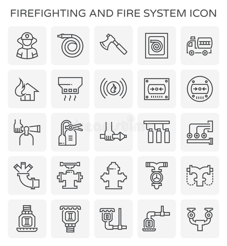 Icon Firefighting Stock Illustrations – 8,917 Icon Firefighting Stock ...