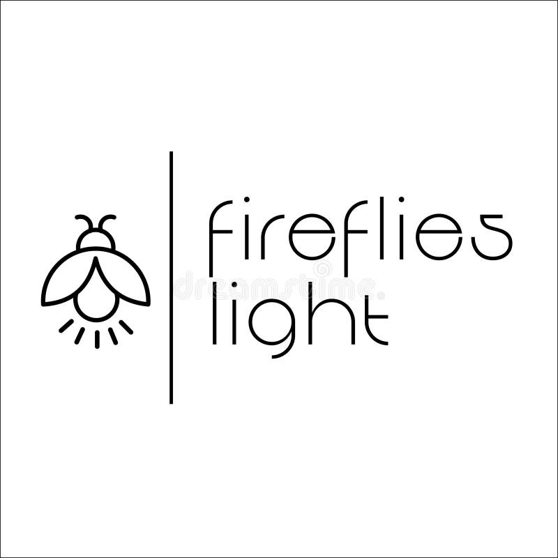 Fireflies light logo stock vector. Illustration of fireflies - 225260943
