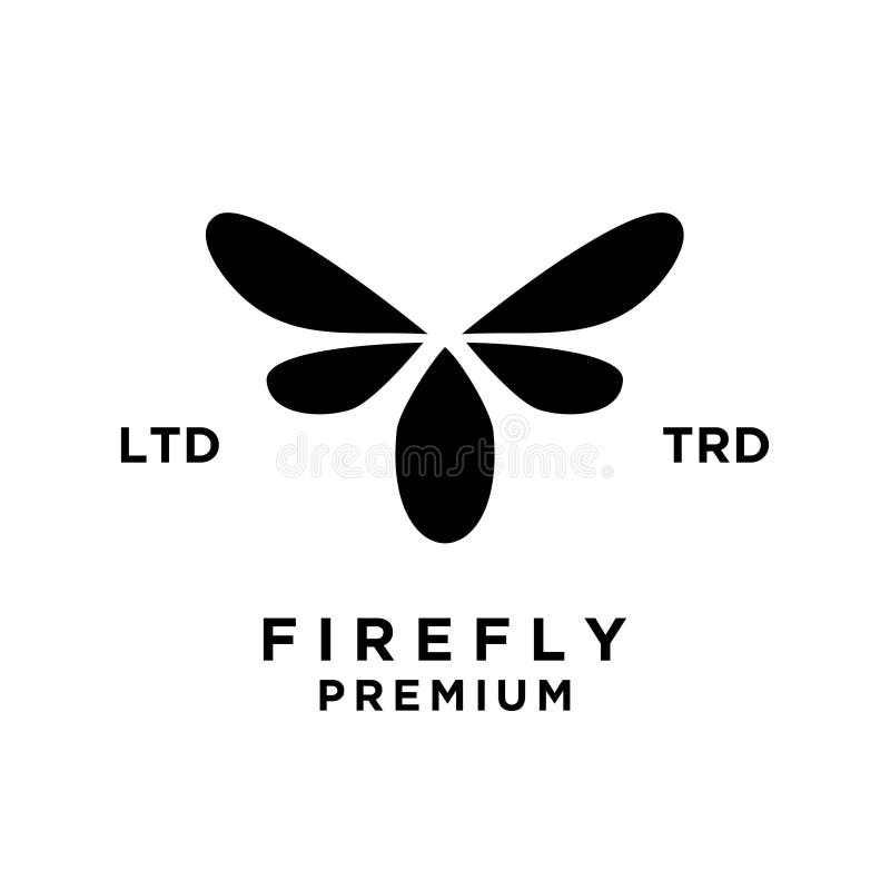 Firefly Abstract Logo Icon Design Stock Illustration - Illustration of ...
