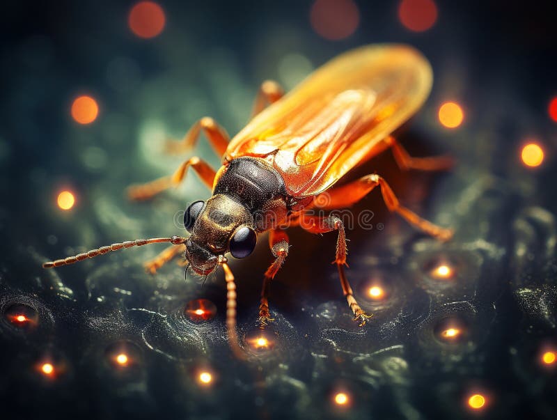 Firefly stock illustration. Illustration of macro, shot - 293681404